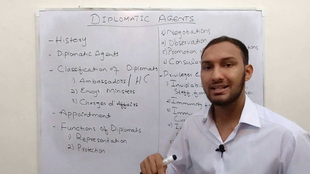 Diplomatic Agents | Classification, Appointment, Functions, Immunities ...