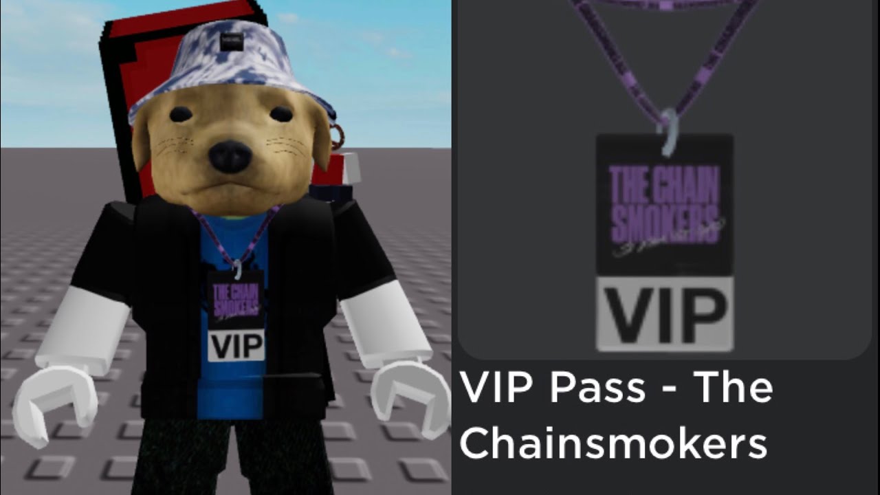 Consigue pase VIP de the chain smokers | roblox - YouTube
