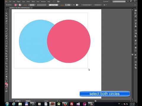 Adobe Illustrator How to use Pathfinder Minus Back - YouTube