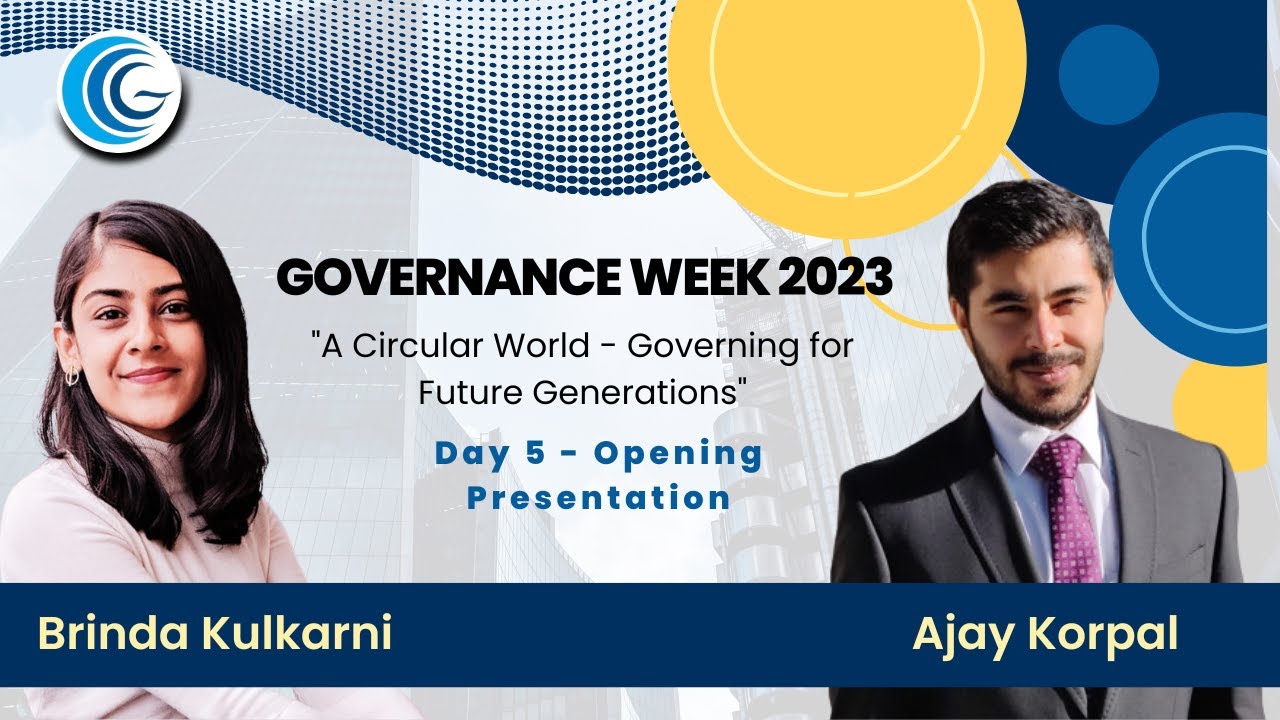 Governance Week Day 5 Opening Presentation with Sustainext - YouTube