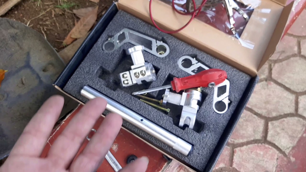 naked handle bar transformer handle bar. installed to ER150N. - YouTube