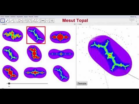 [ GeoGebra Dersleri Türkçe ] Julia Set Fractal Collection | Julia Fraktal Koleksiyonu  (Mesut Topal)