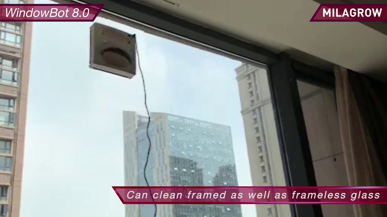 Milagrow WindowBot 8.0 Window Cleaning Robot - YouTube