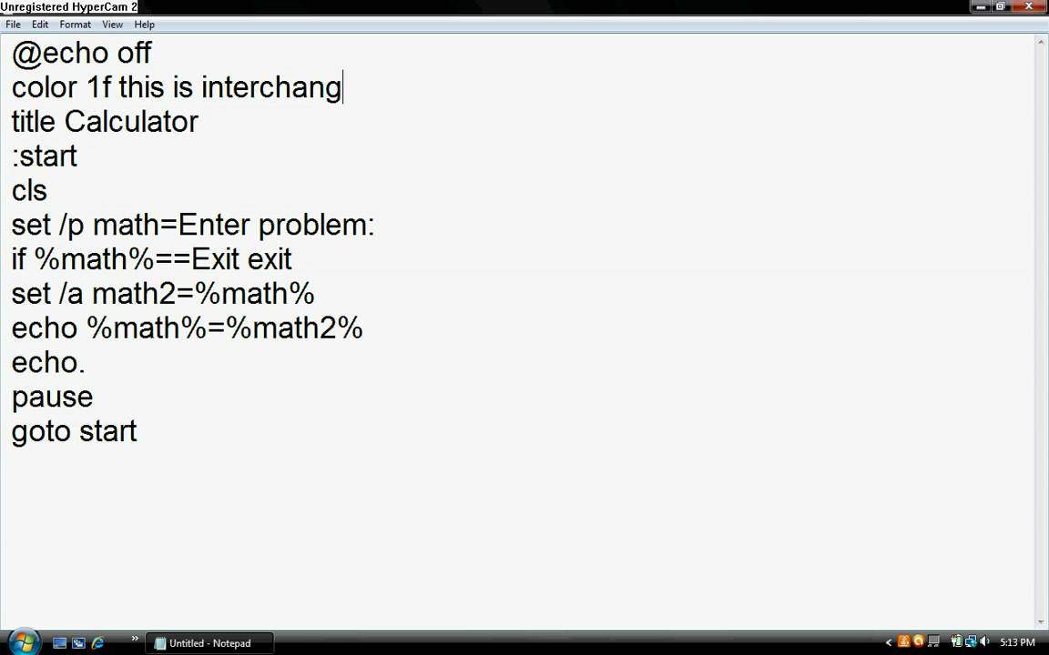 How to make a calculator in batch - YouTube