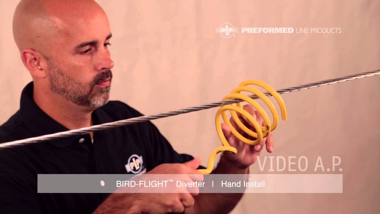 Bird Flight Diverter Video A.P. - Hand Application - YouTube