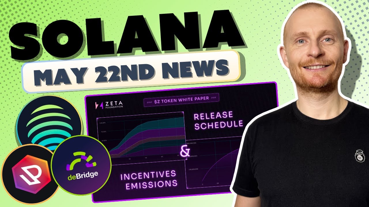 Solana Update 22nd May 2024: $SOL, Airdrops, Market Update. - YouTube