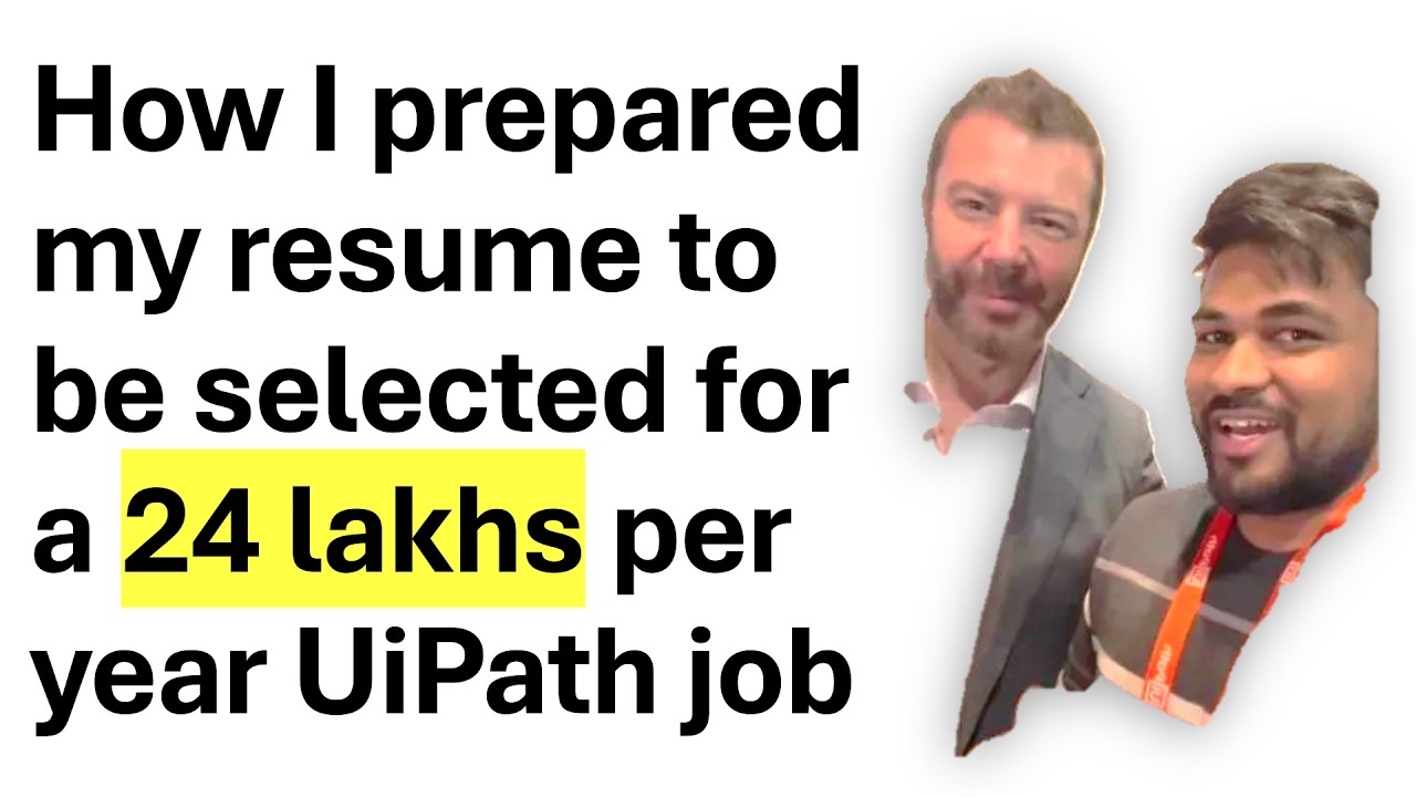 UiPath Resume Preparation guide Part 2 - YouTube