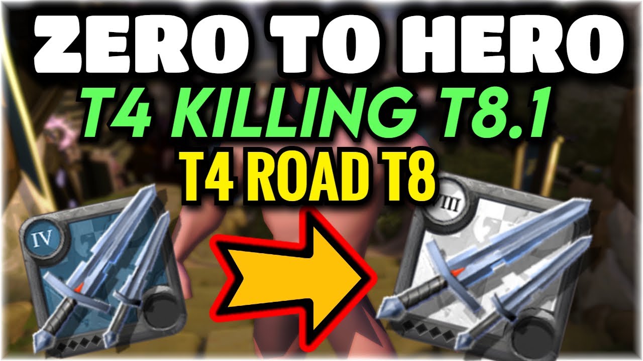 T4 Killing T8.1 in SOLO PvP💀💯Zero To Hero💯Albion Online Solo PvP |Dual ...