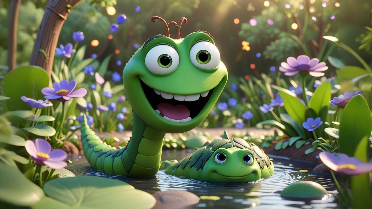 Wiggle Worm Song — Squirm Squirm Fun! | Silly Worm Nursery Rhyme for ...