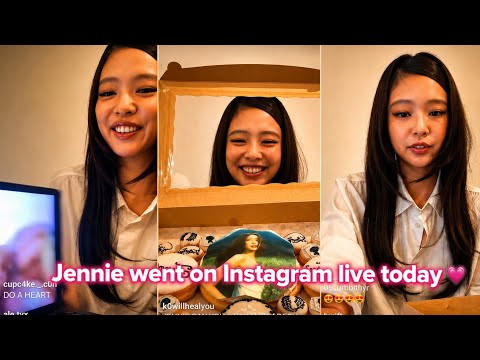 Jennie Went Live On Instagram (28-08-2026) To React To Her \
