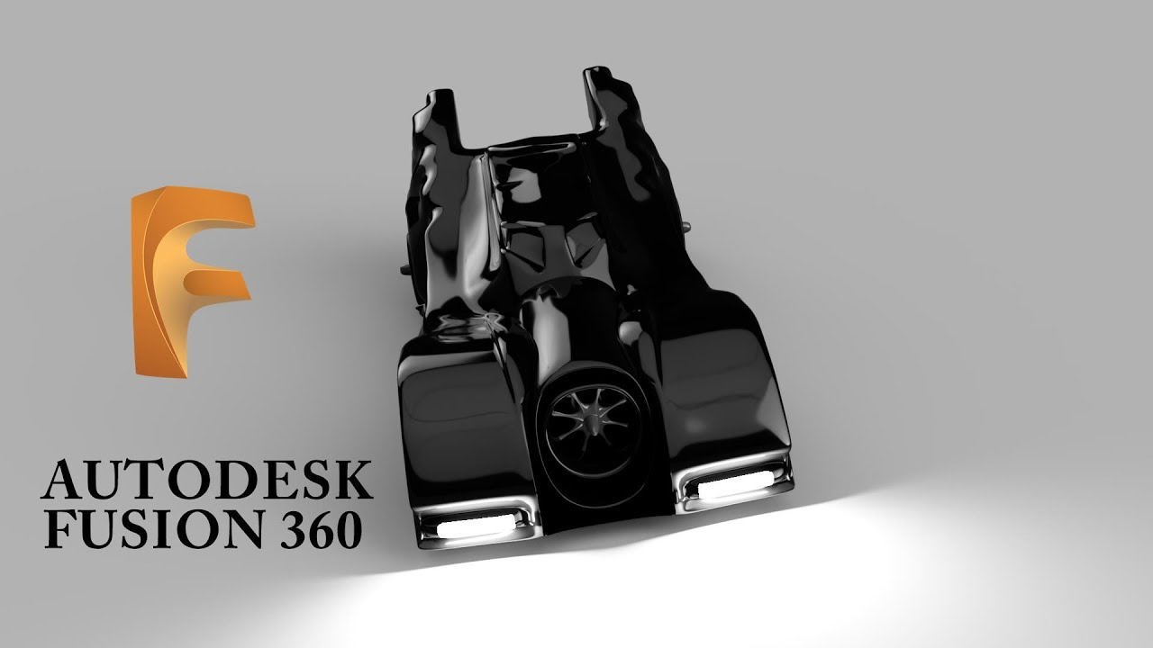 Speed Run Design Of Batmobile in Fusion 360 Part - 1 of 5 - YouTube