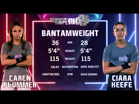 Caren Plummer vs Ciara Keefe - The Beltway Brawl III - Haymakers for Hope - YouTube