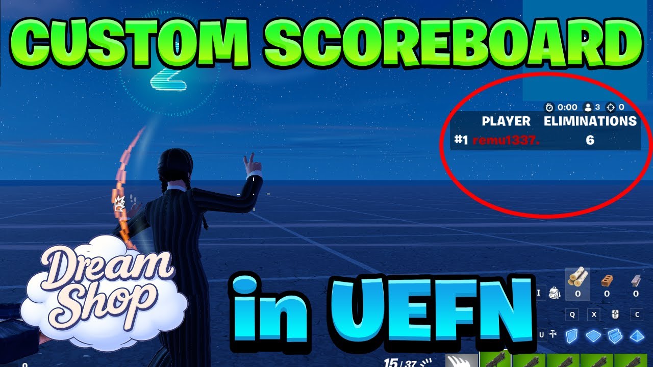 How to create CUSTOM SCOREBOARD in Fortnite Creative (UEFN) - YouTube