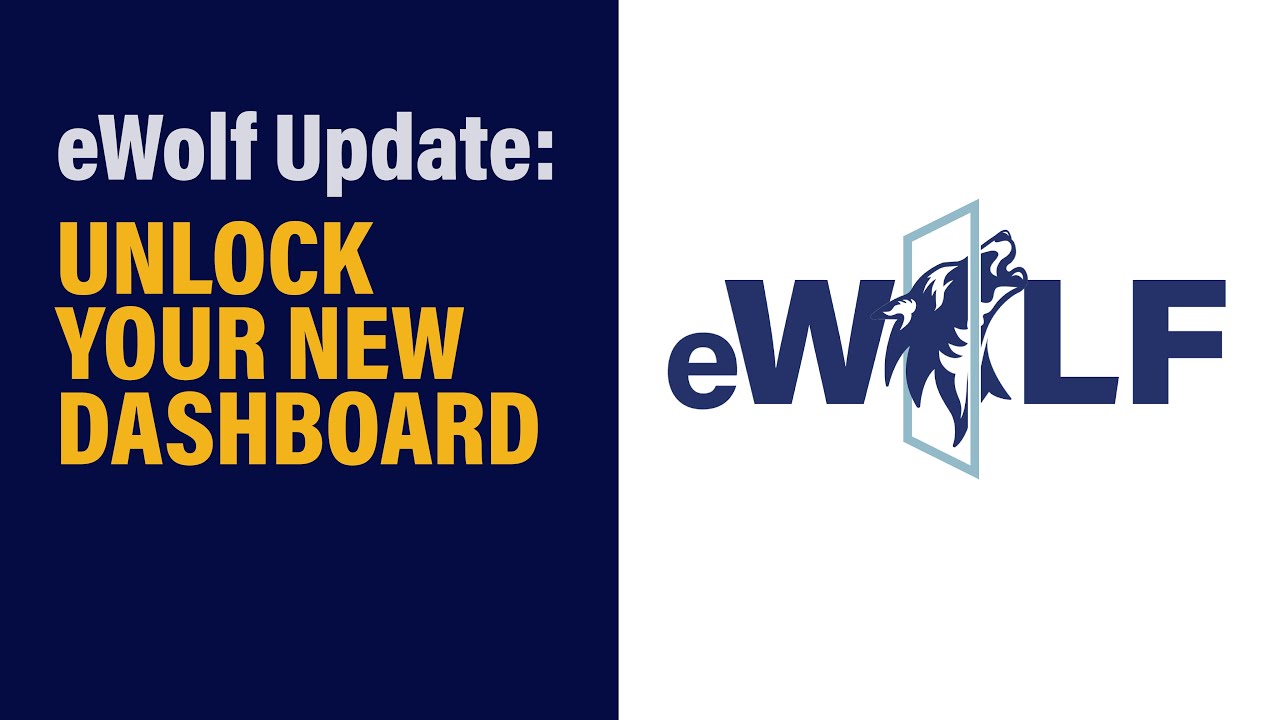 Navigating the New eWolf Portal: A Quick Guide - YouTube
