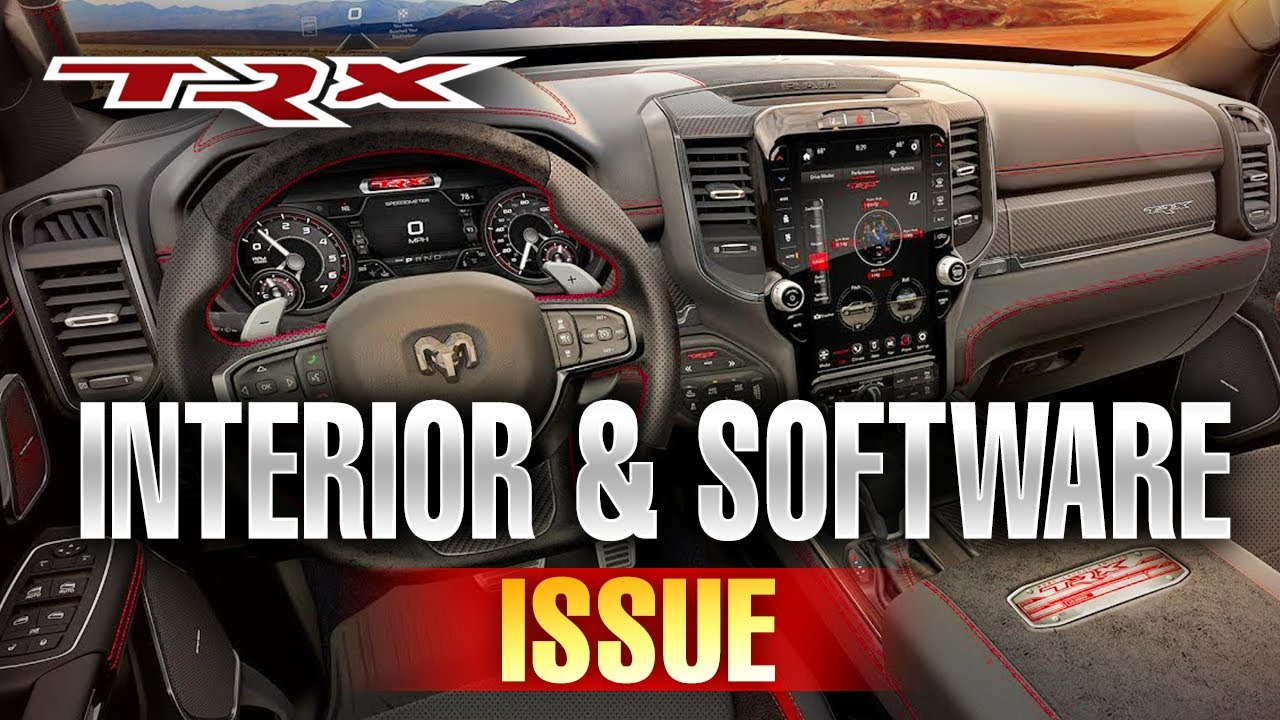 5 Issues wrong inside the 2021 Ram TRX. Will Ram fix them? - YouTube