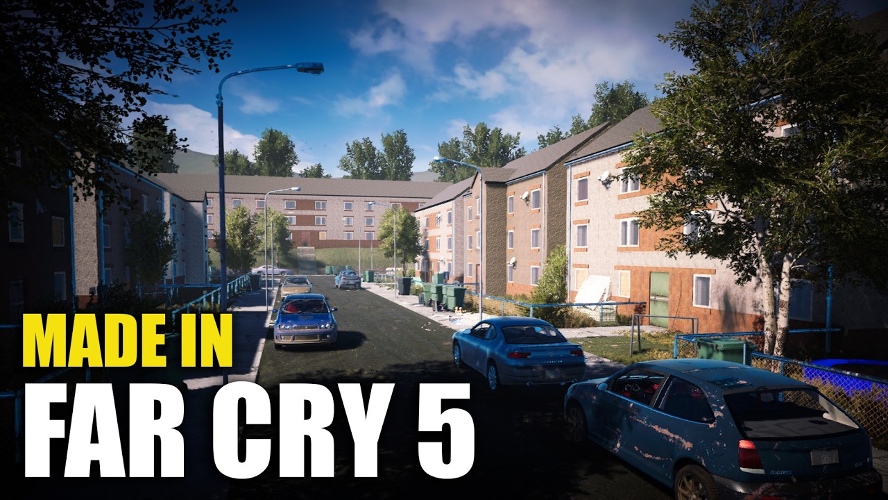 I made a Scottish Council Estate in Far Cry 5! - YouTube