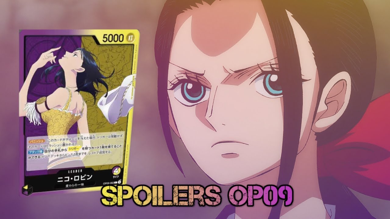 ROBIN OP09 MORADO AMARILLO, PRIMER LIDER CON BANISH | ANALIZANDO LOS ...