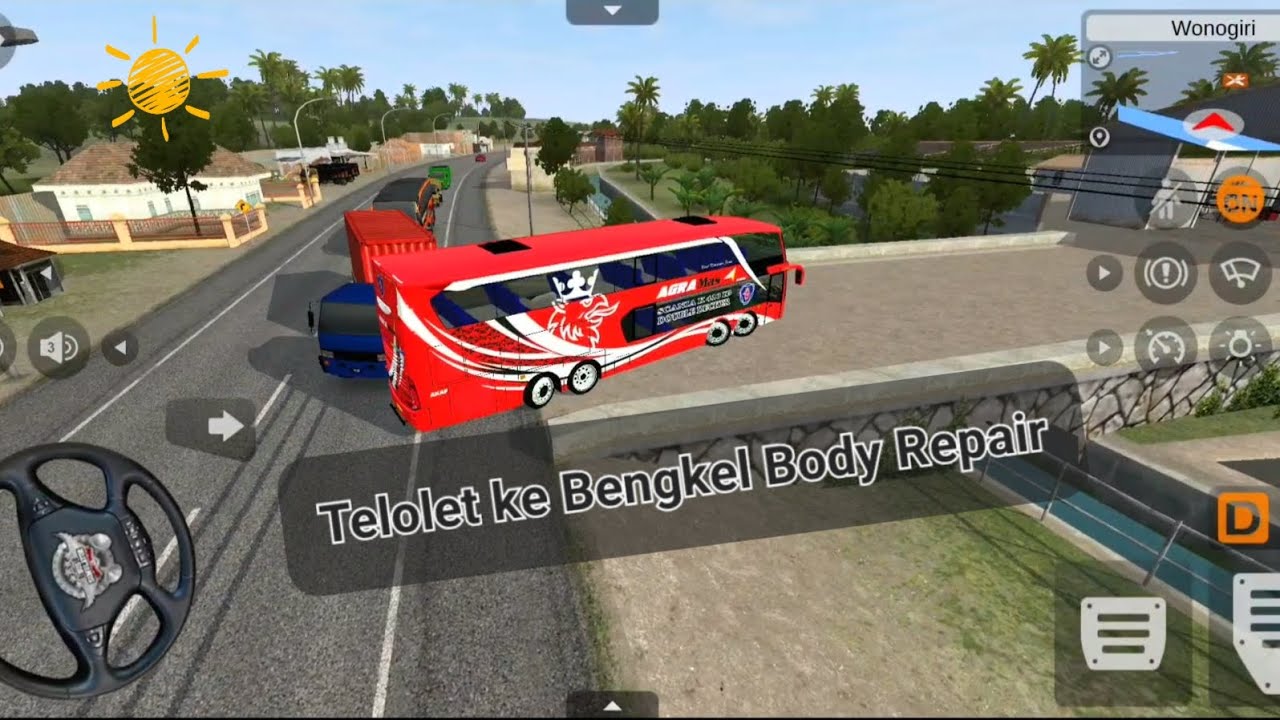 Bus TELOLET KE BENGKEL BODY REPAIR #telolet #bus - YouTube