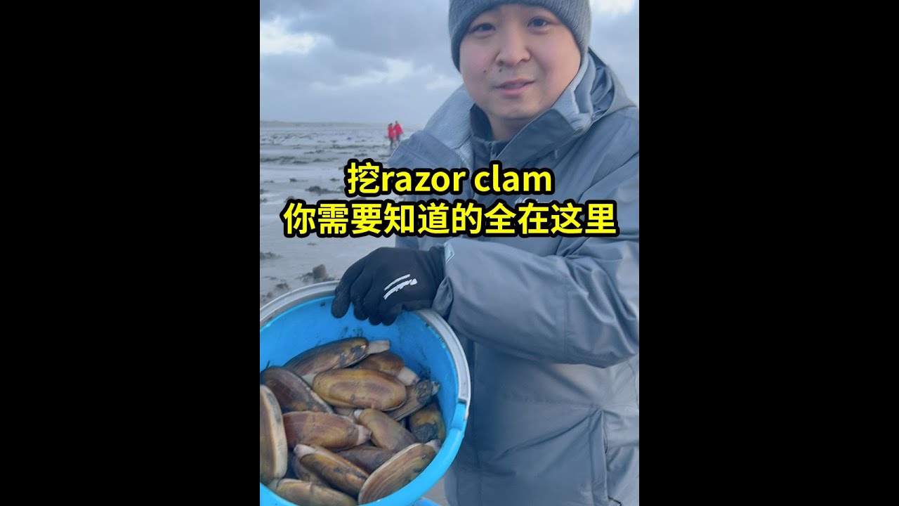 华州挖刀蚬 Razor Clam Hunting - YouTube