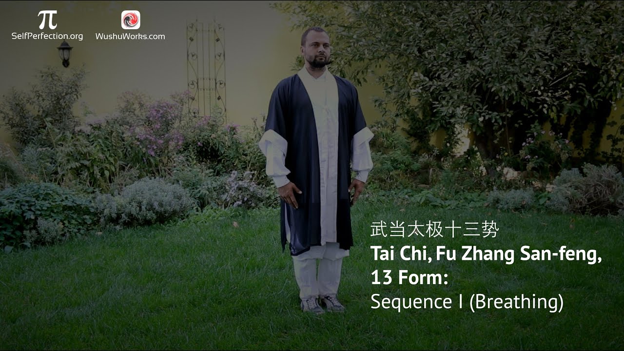 Tai Chi, Fu Zhang San-feng, 13 Form: Sequence I (Breathing) - YouTube