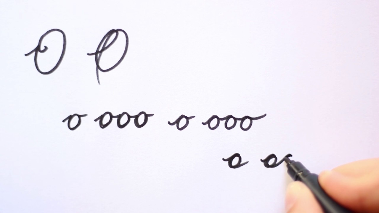 How to write the Modern Greek letter ο - YouTube