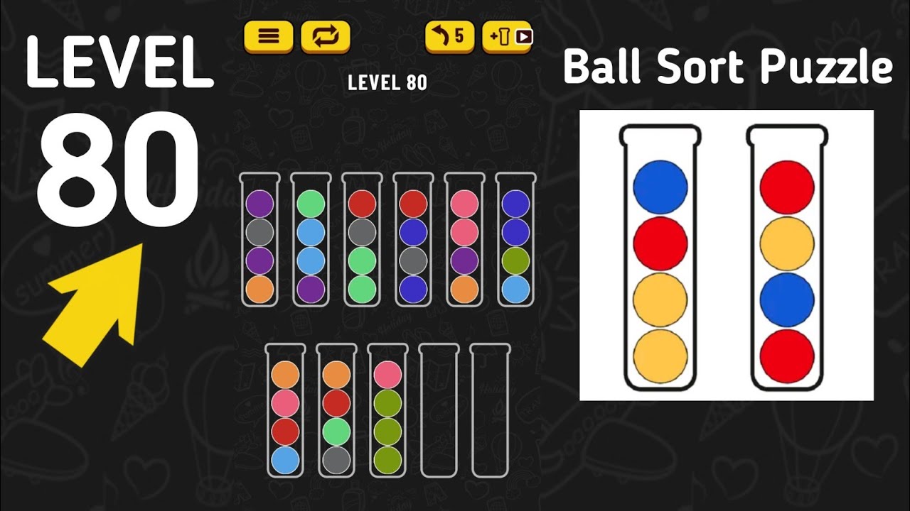 Ball Sort Puzzle Level 80 - YouTube