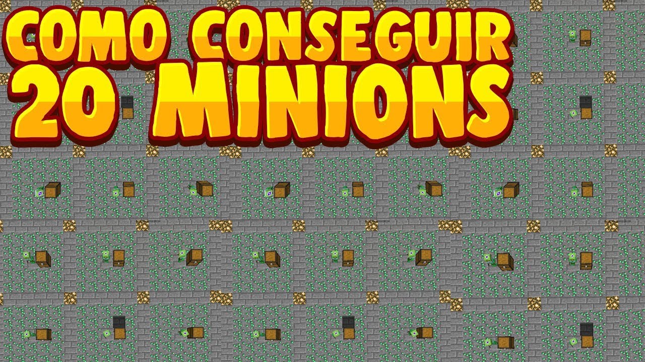 COMO CONSEGUIR 20 SLOTS DE MINIONS - #32 - Hypixel Skyblock - YouTube