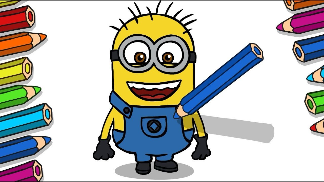 How To Draw Otto From Minions // How to draw a minions #drawing #draw # ...