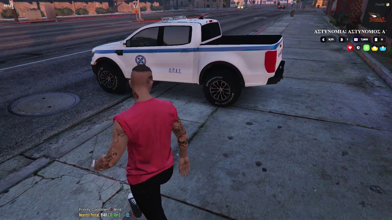 Fivem Ford Ranger Greek Police - YouTube