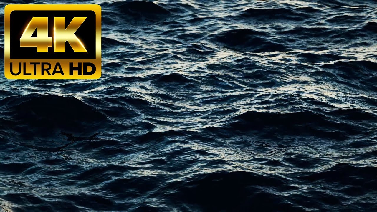 1 Hour 4k Slow Waves || Relaxation Video #1 - YouTube