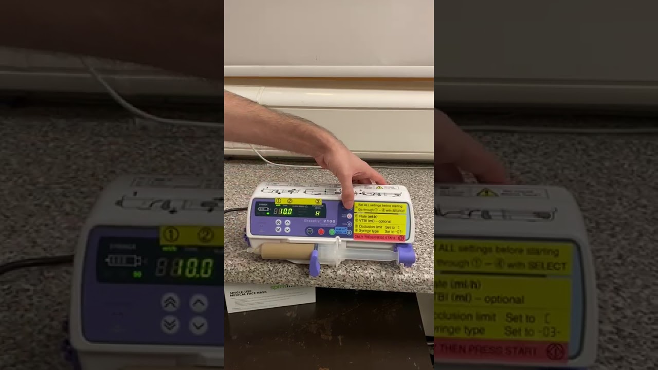 Graseby 2100 Syringe Pumps - YouTube