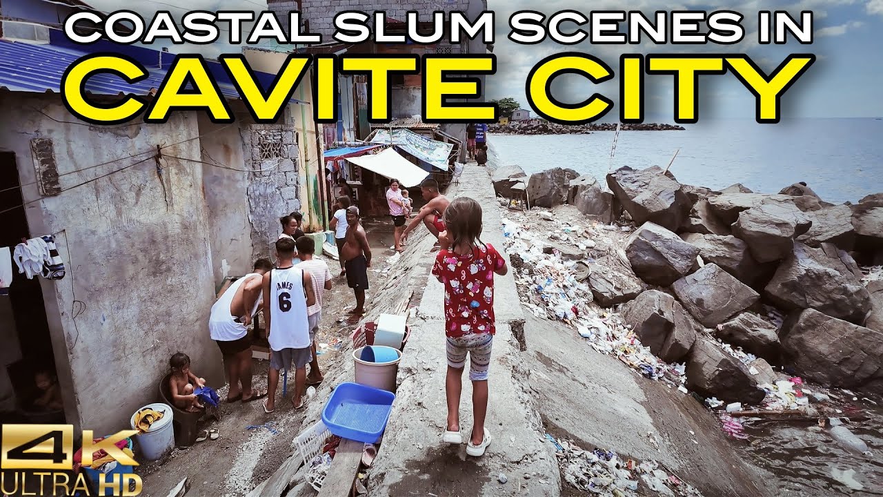 Coastal Life in Cavite City Philippines [4K] - YouTube