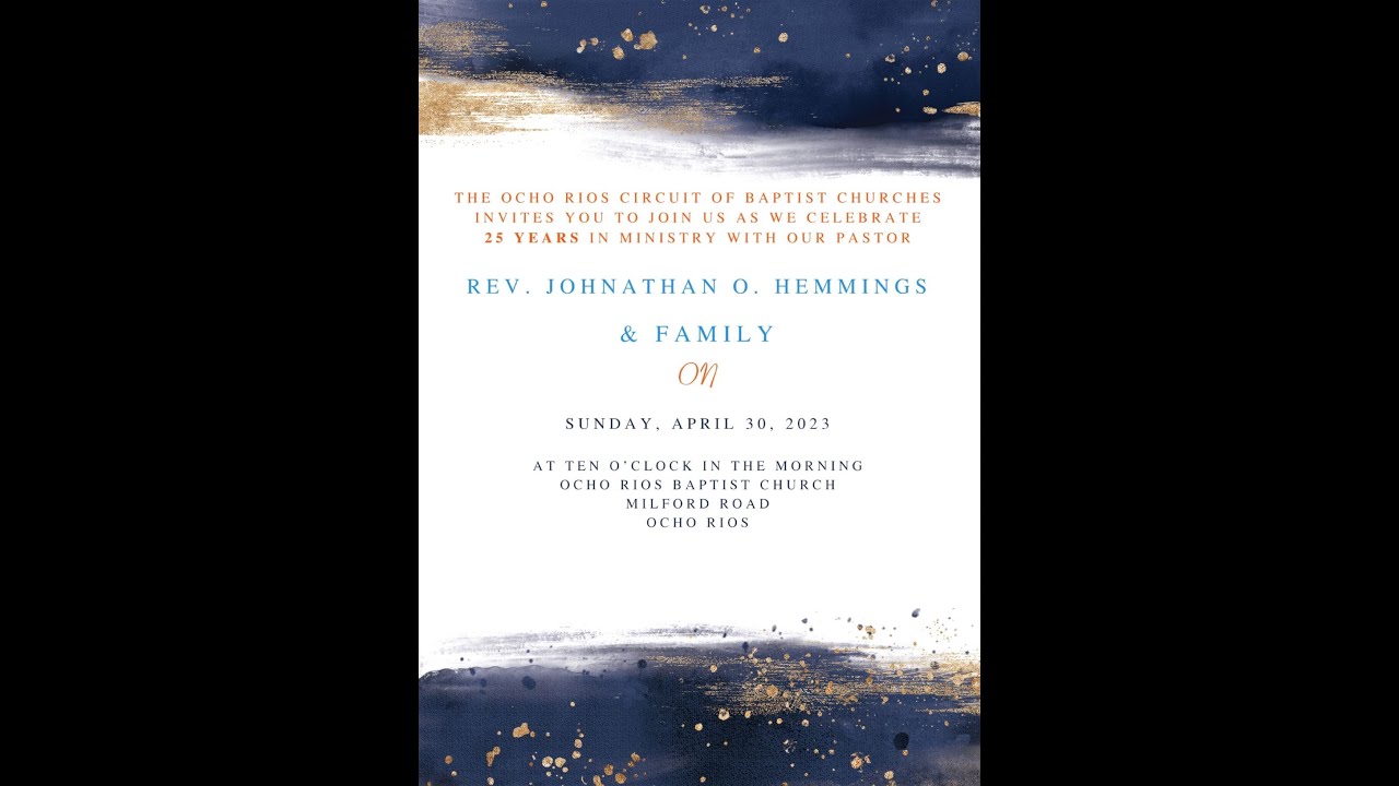 Circuit Worship Service - Celebrating 25 Years of Ministry with Rev JO ...