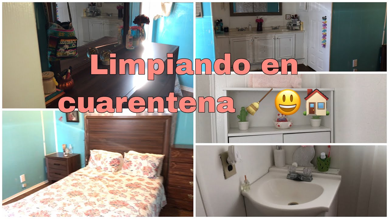 Limpiando mi cuarto y baños de mi casa🛁🚽🛏🧹🏠 - YouTube