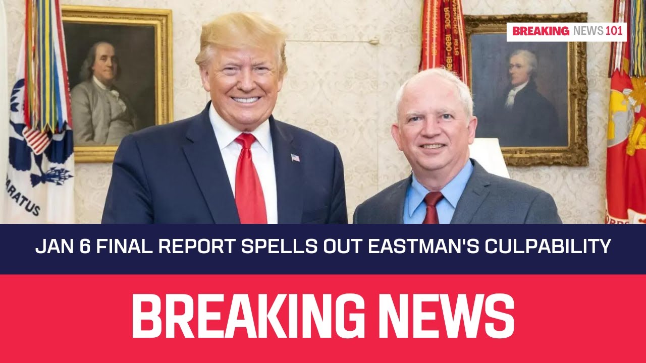 Breaking Trump's News 12/27/22 | Jan 6 Final Report spells out Eastman ...