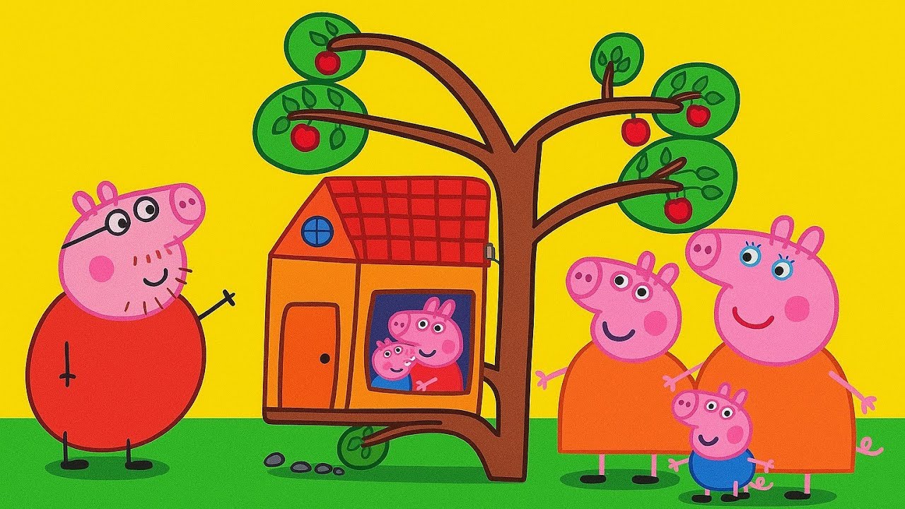 En Español: ¡Peppa Pig y su familia se mudan a una casa en el árbol!🐷 ...
