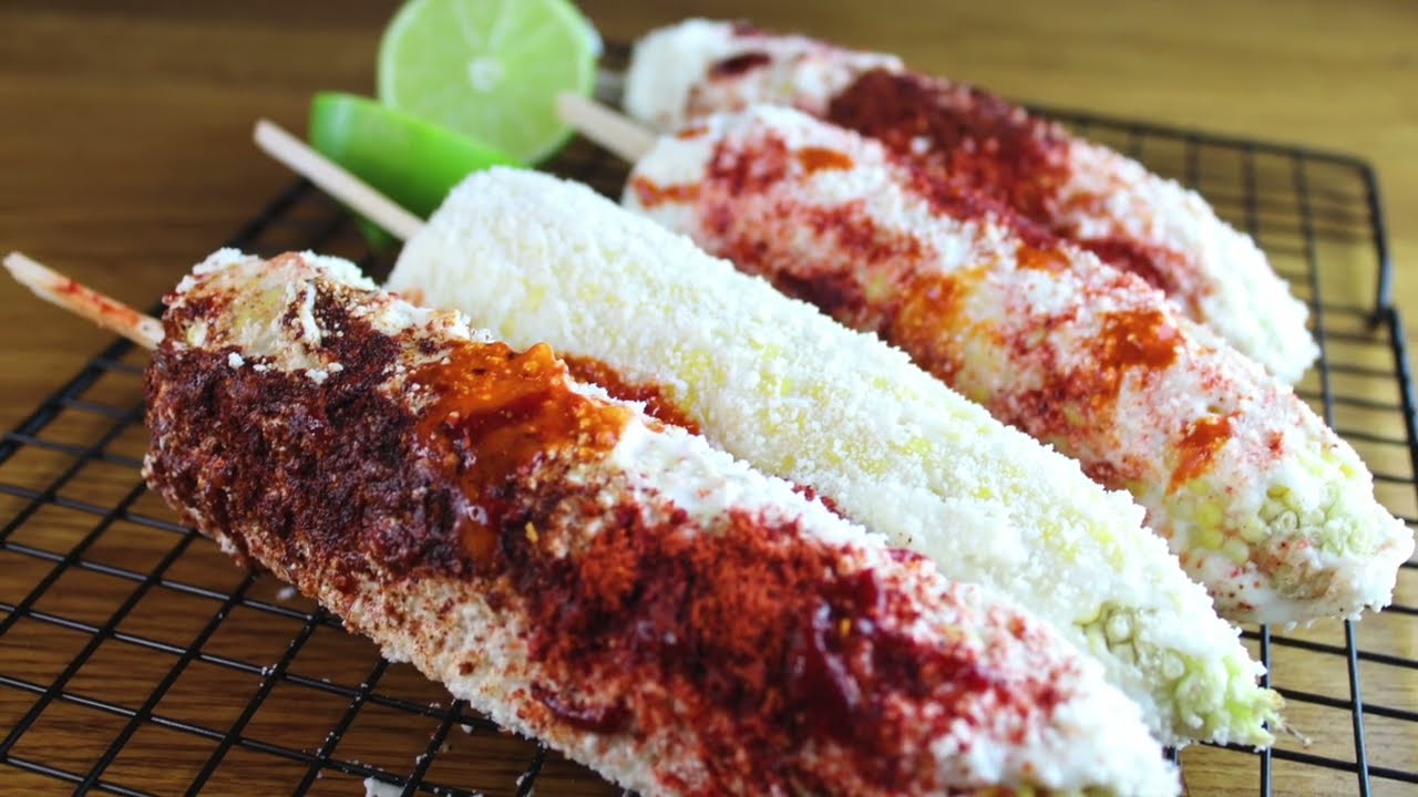 Mexican Street Corn | Elote | Mexican Street Food - YouTube