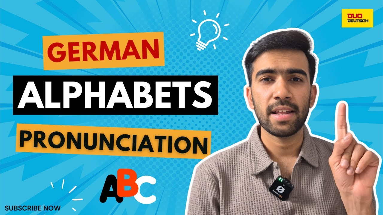 LEARN GERMAN ALPHABETS | Start Learning German here! PART 1 - YouTube