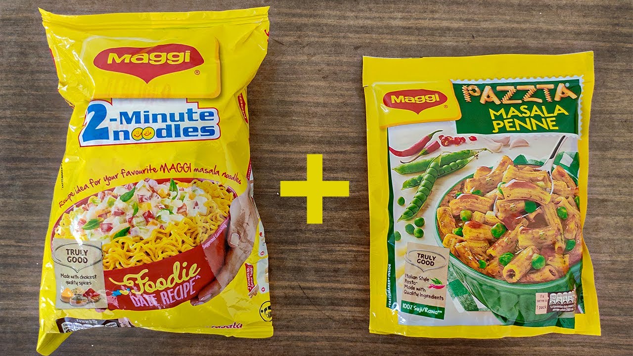 Maggi Masala Pasta Noodles | Making Maggi With Pasta - YouTube