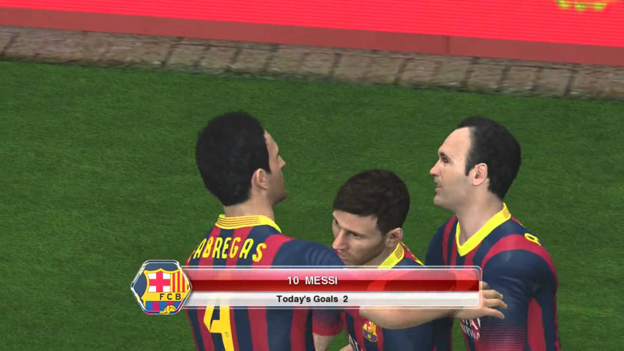 PES 14 Xbox 360 Gameplay - YouTube