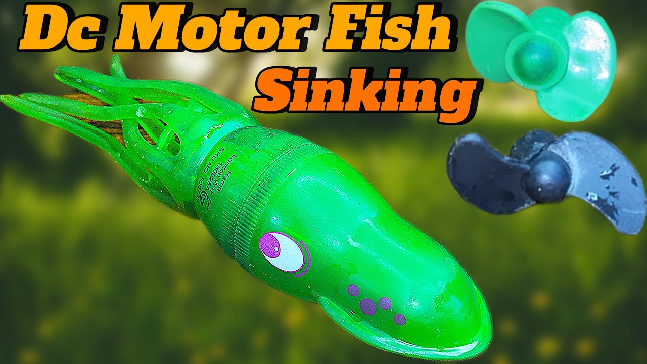 Dc Motor Boat Fish Sinking Experiment With 2 Propellers - YouTube