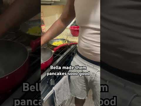 Family time in the  kitchen 🥞✨ #viralvideo #foryou #trending #familyvlog #stepmom #youtubeshorts