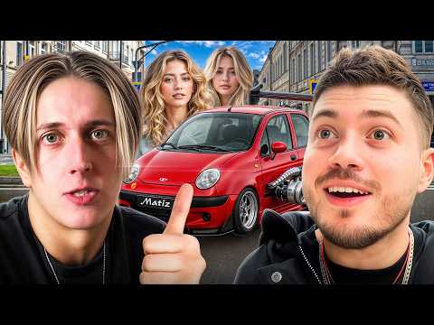 УГАРНЫЕ ПРОГУЛКИ С МАРКОМ БУЛАХОМ И ПАШТЕТОМ🤣| ПОКАЗАЛИ ТЮНИНГ НА МАТИЗЕ