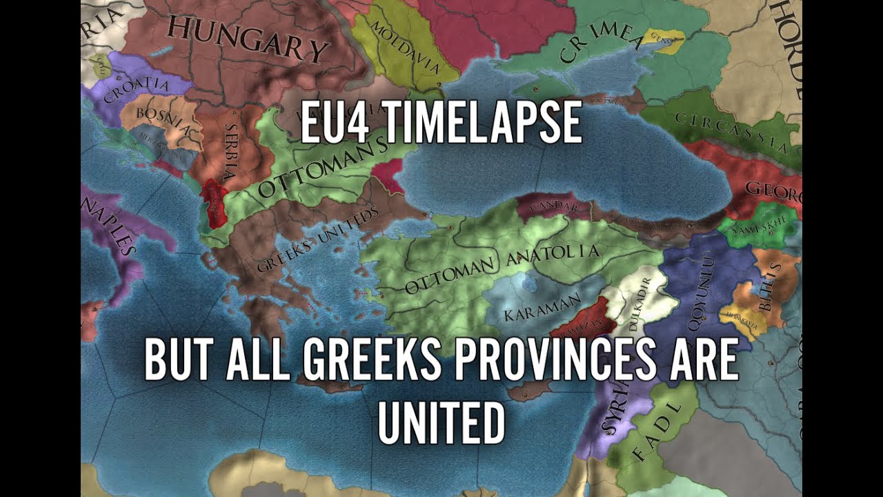 EU4 Timelapse But All Greeks Provinces Are United - YouTube