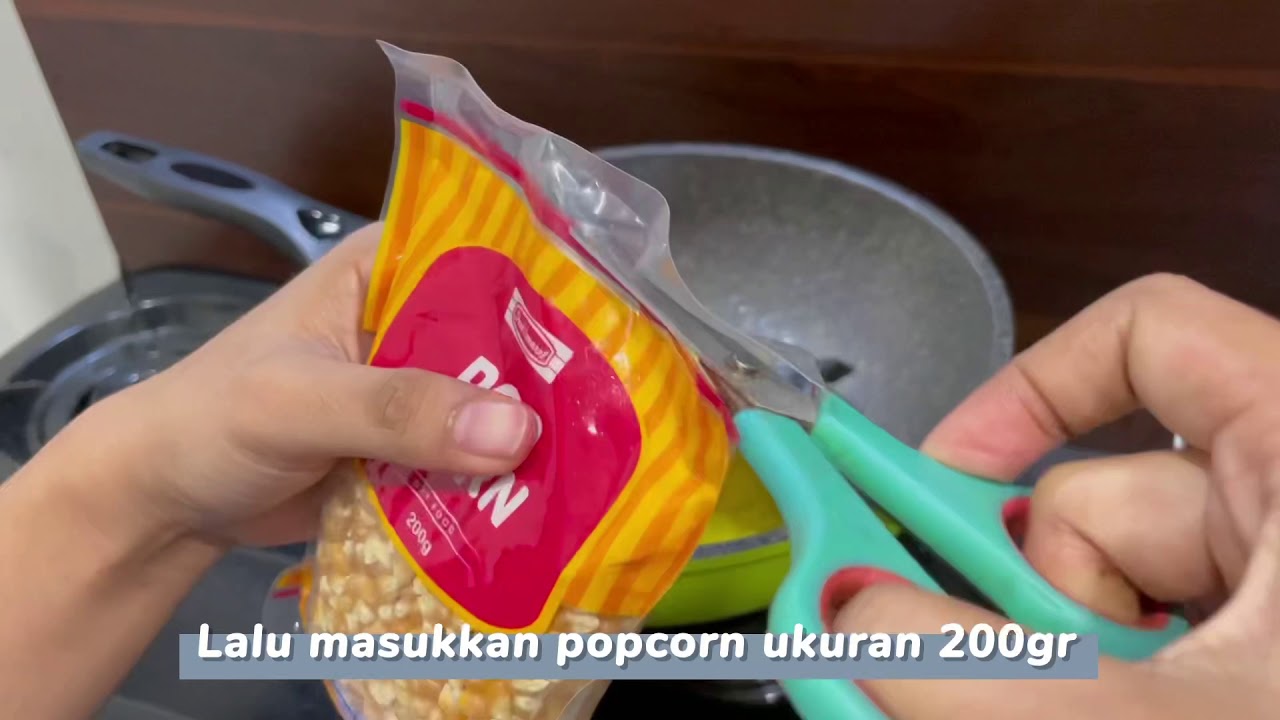 MASAK POPCORN INDOMARET SIMPEL DAN MUDAH!!! Wort it banget ini - YouTube