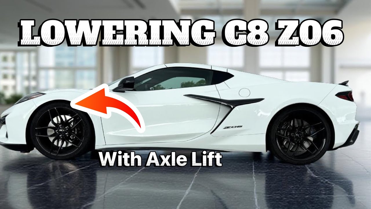 1st MOD- Lowering C8 Z06 with Front Lift - YouTube