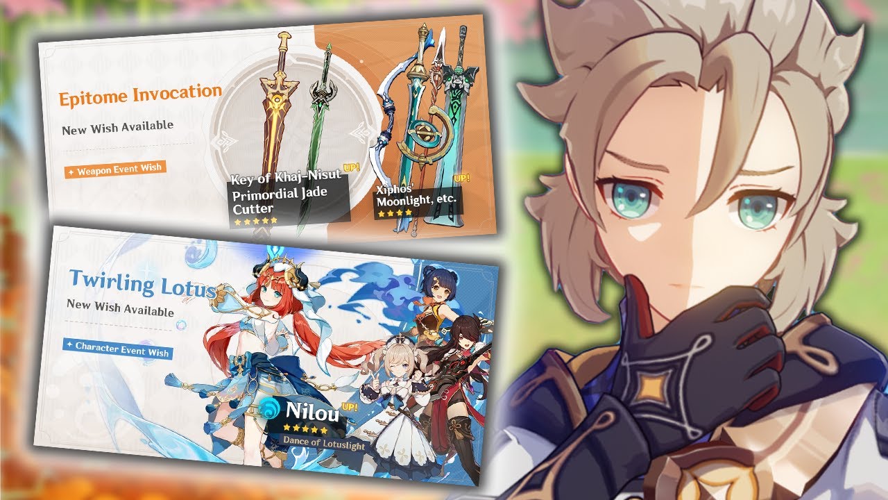 Nilou's Banner Looked REALLY Good at First... Albedo & Nilou Banner ...