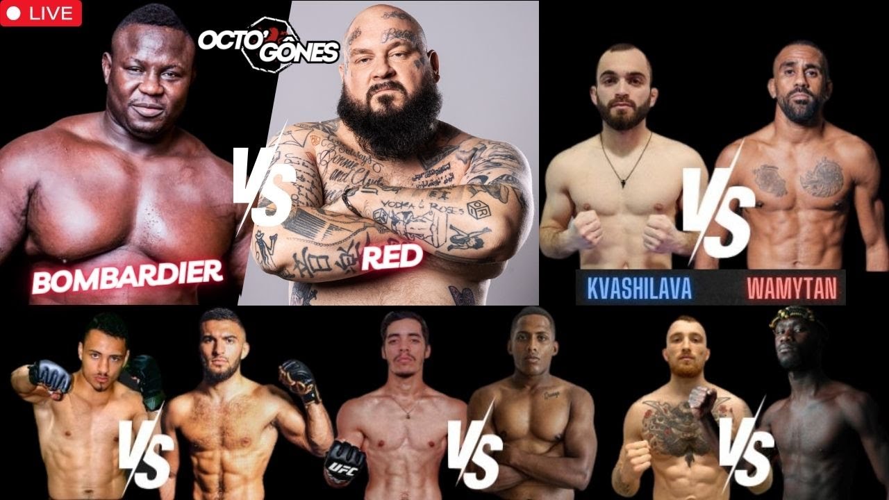 🛑Direct MMA - Bombardier vs Red - Grand combat de l'octogone 2 à Lyon ...