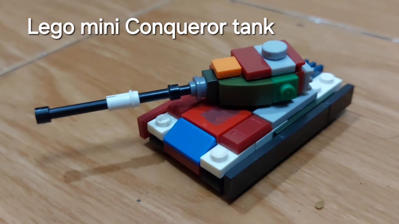 Lego mini Conqueror tank - YouTube