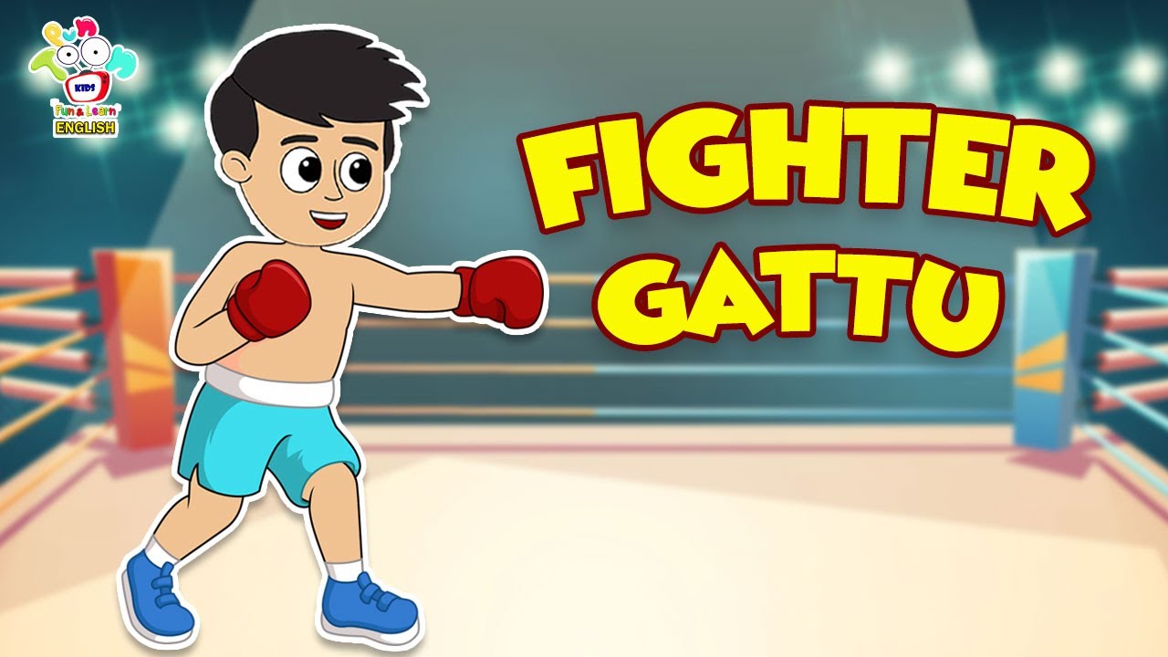 Fighter Gattu | Gattu Vs Thief | English Moral Stories | English ...